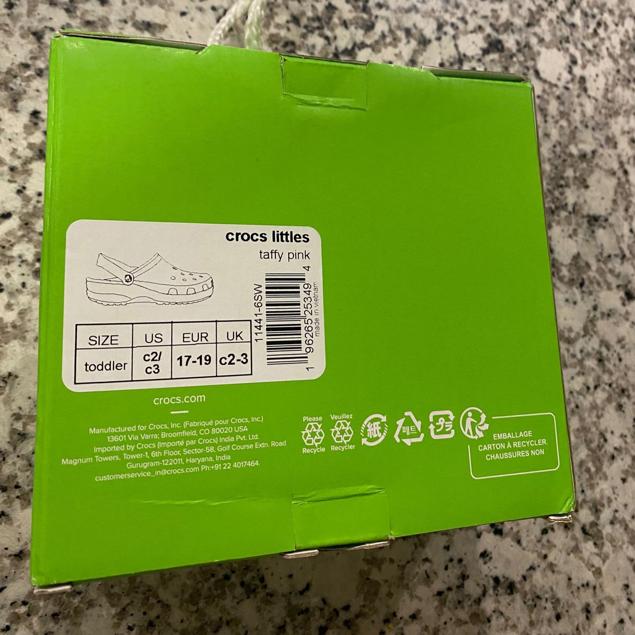 Crocs Littles, BRAND NEW, Size C2/C3, Taffy Pink - Depop