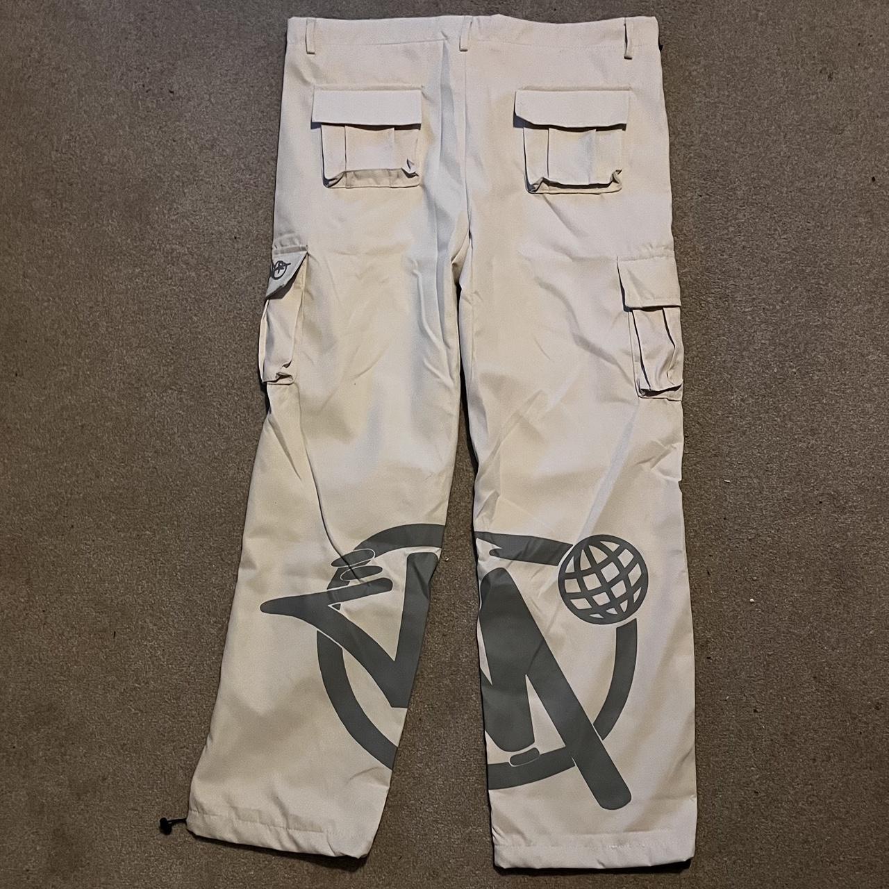 Minus two Cargos Cream No tags but have been worn... - Depop