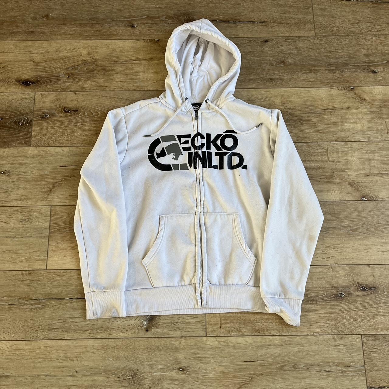 Ecko unltd zip up hoodie Good condition Size S All... - Depop