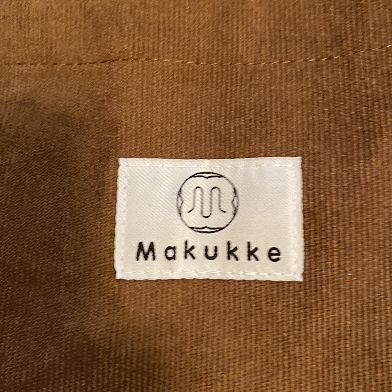 vintage makukke purse / bag brown corduroy two... - Depop