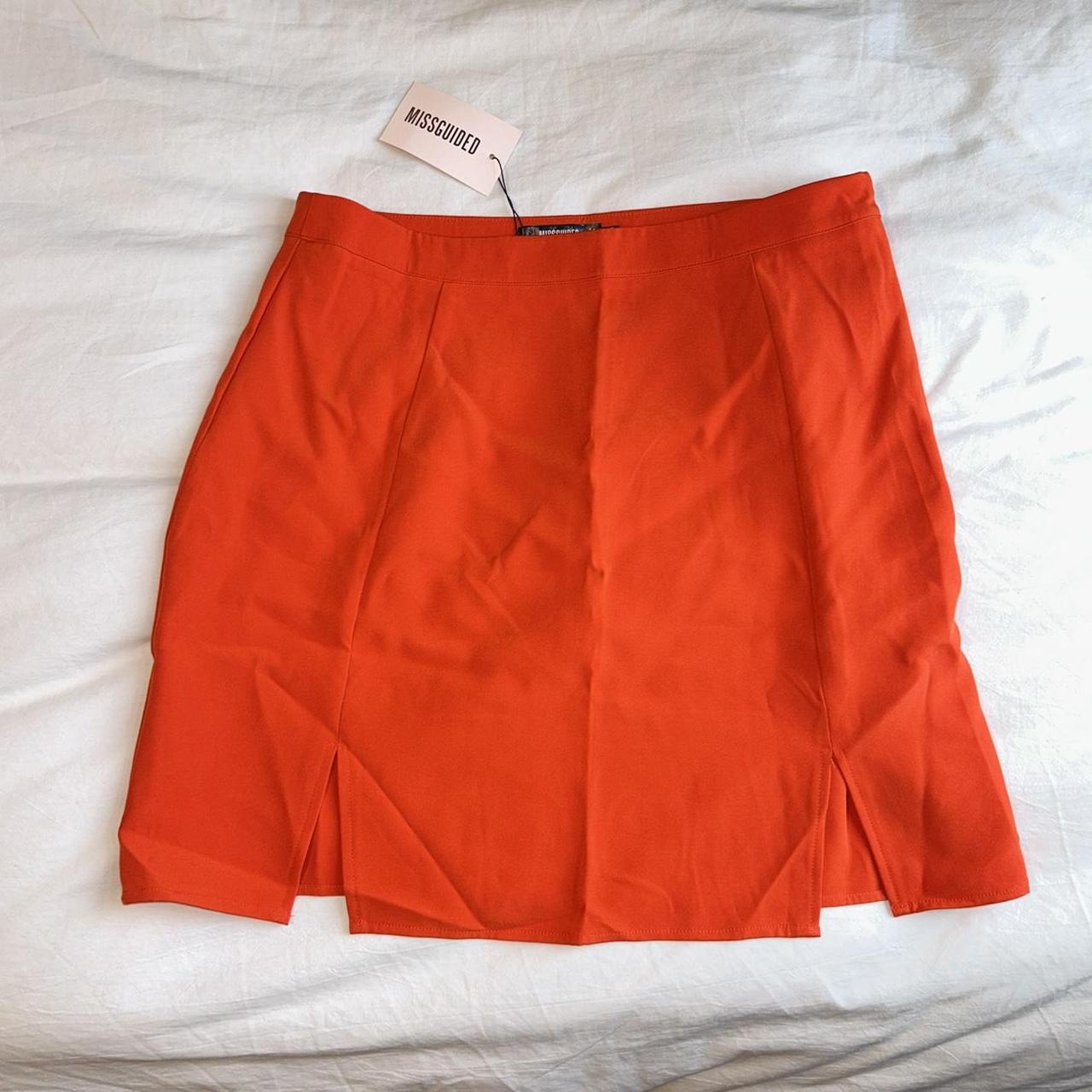️Red Mini Skirt ️ New with tags Missguided US... - Depop