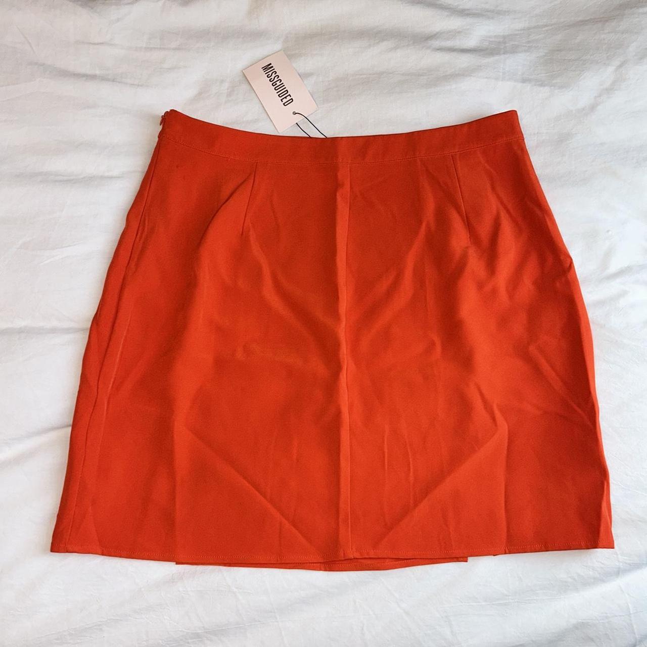 ️Red Mini Skirt ️ New with tags Missguided US... - Depop