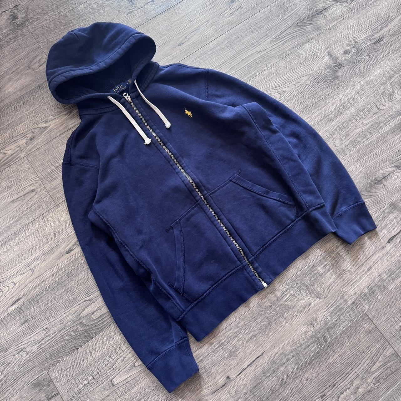 Vintage Polo Ralph Lauren Zip Up Hoodie Size... - Depop