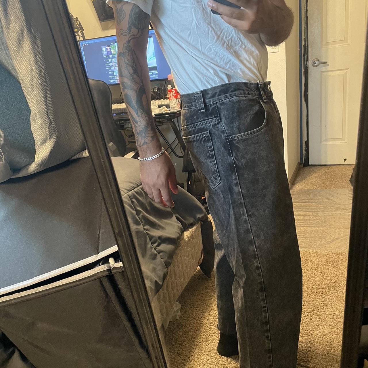 Polar 89! Denim - Silver/black size... - Depop