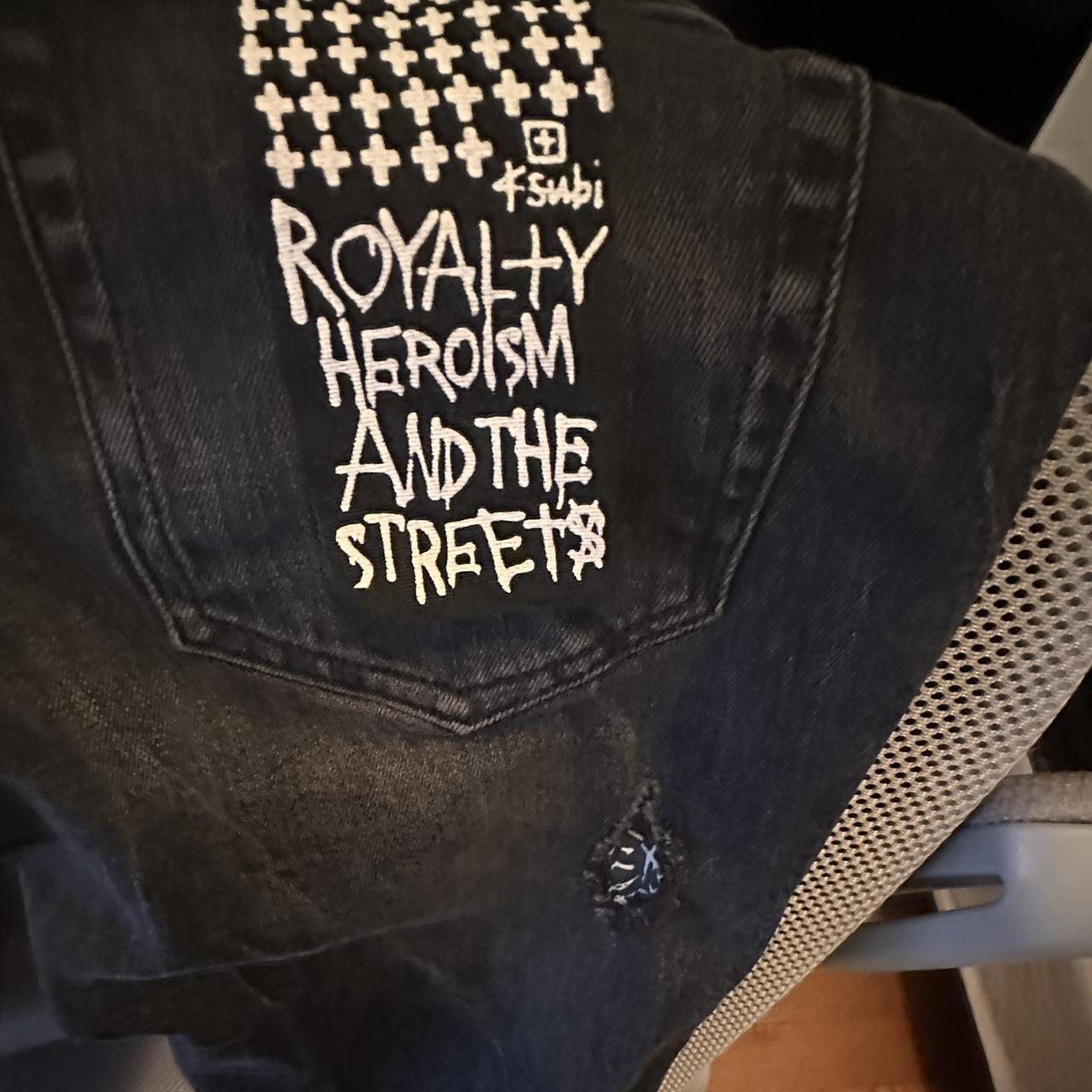 Ksubi jeans with patches - Depop