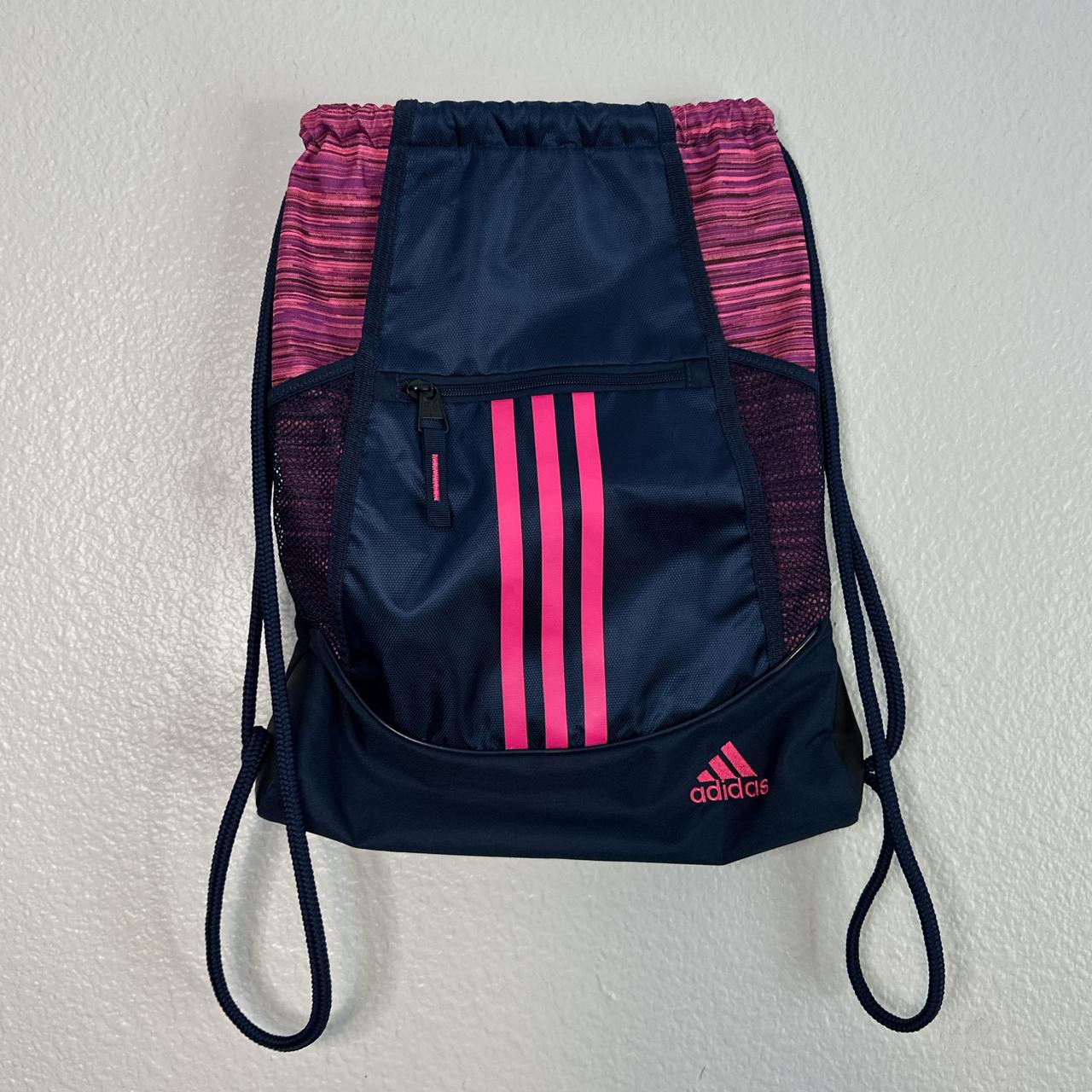 Adidas Drawstring workout bag/backpack in... - Depop