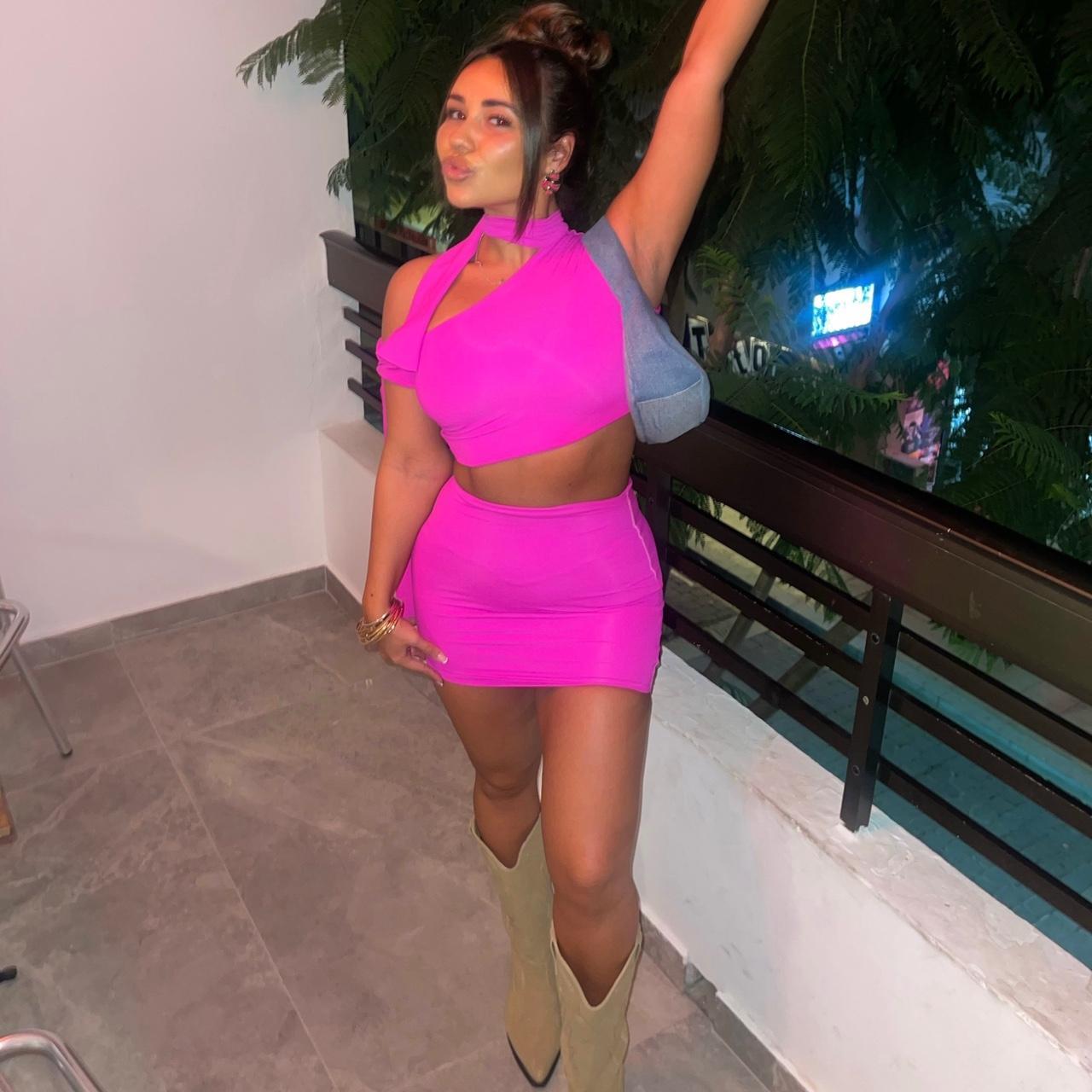 Chloe the label x MYA two piece set with arm ties in... - Depop