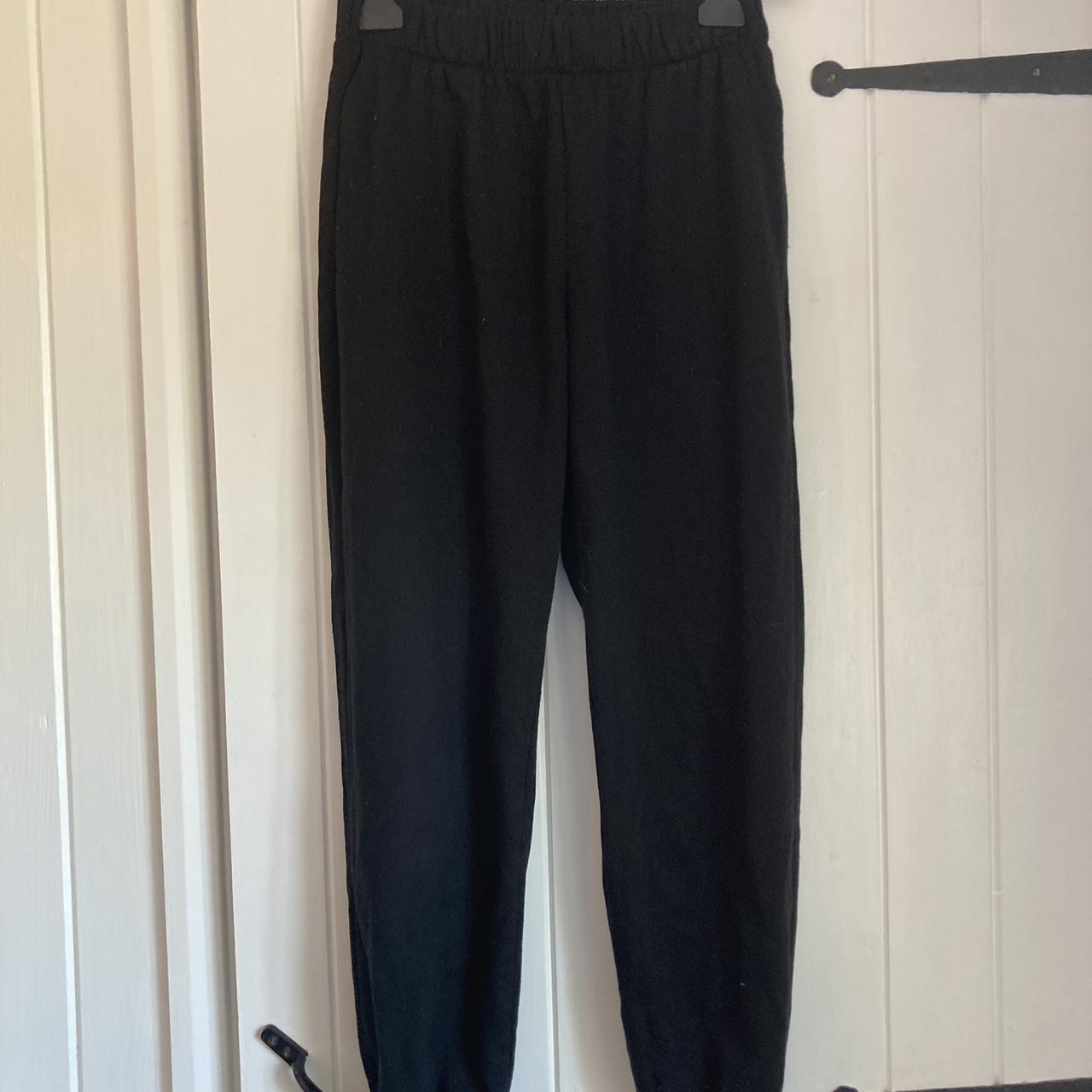 H&M divided black joggers Size small Very similar to... - Depop