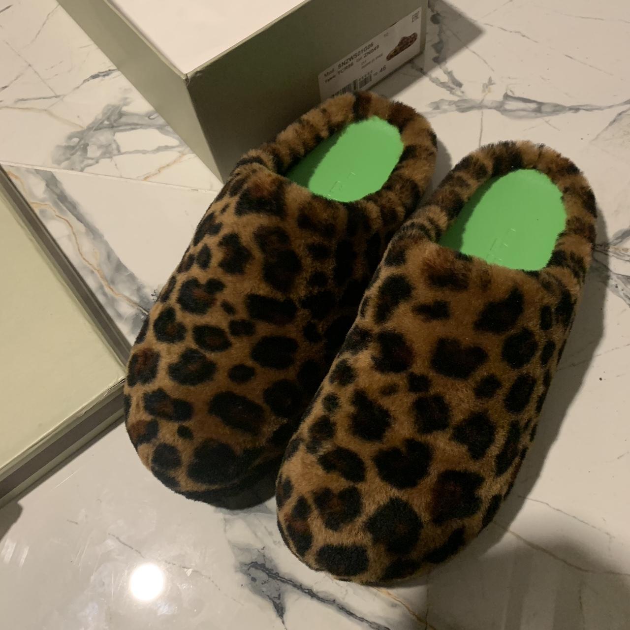 Leopard Print Marni Slippers - Depop