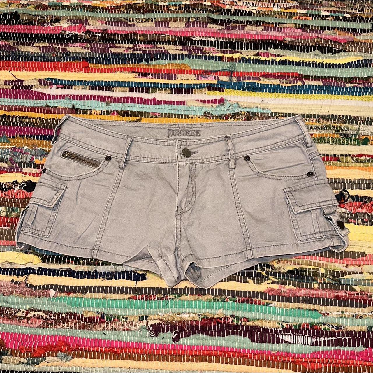 DECREE y2k mini cargo shorts *ੈ ‧₊˚‼️PAYPAL... - Depop