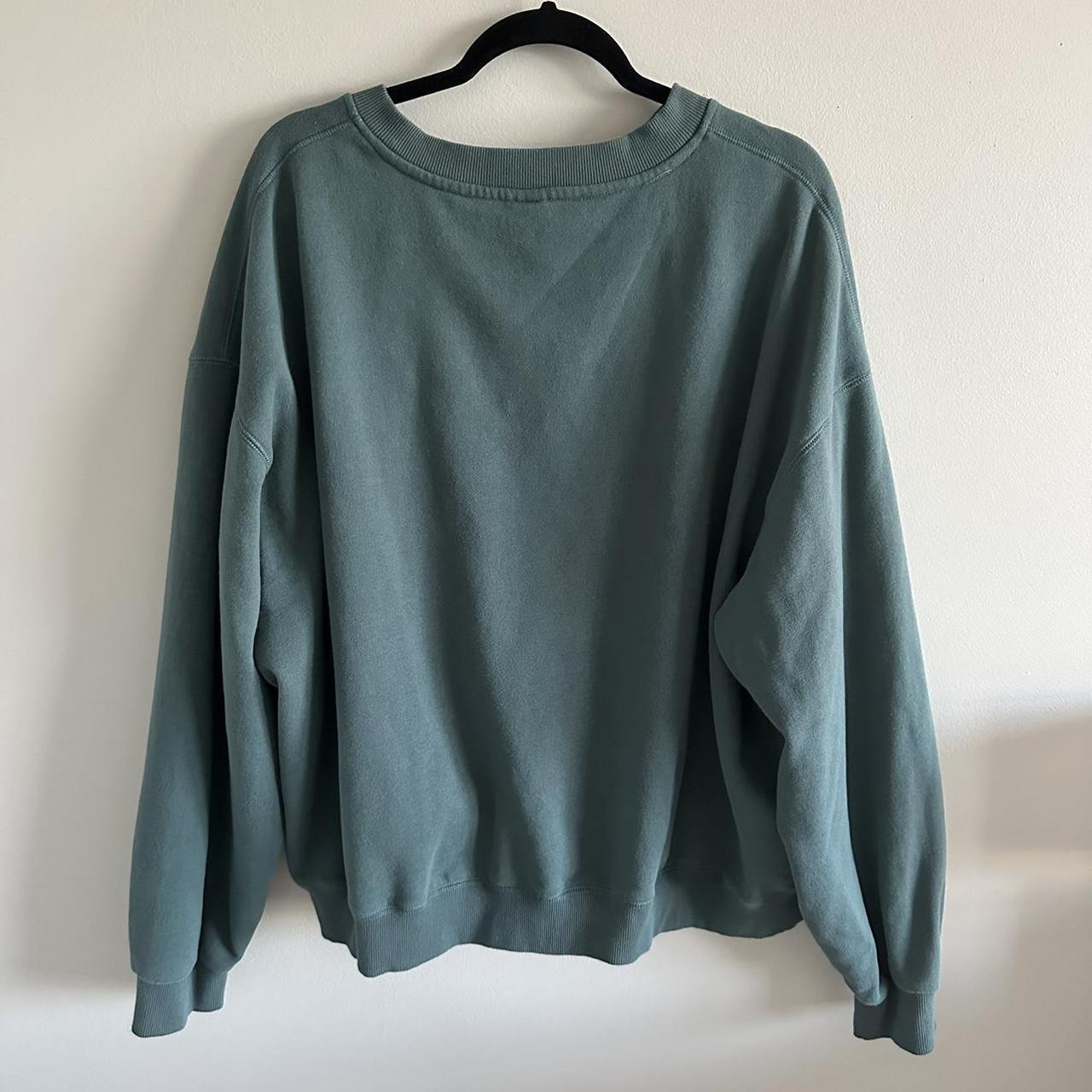 PacSun green oversized crew neck - Depop