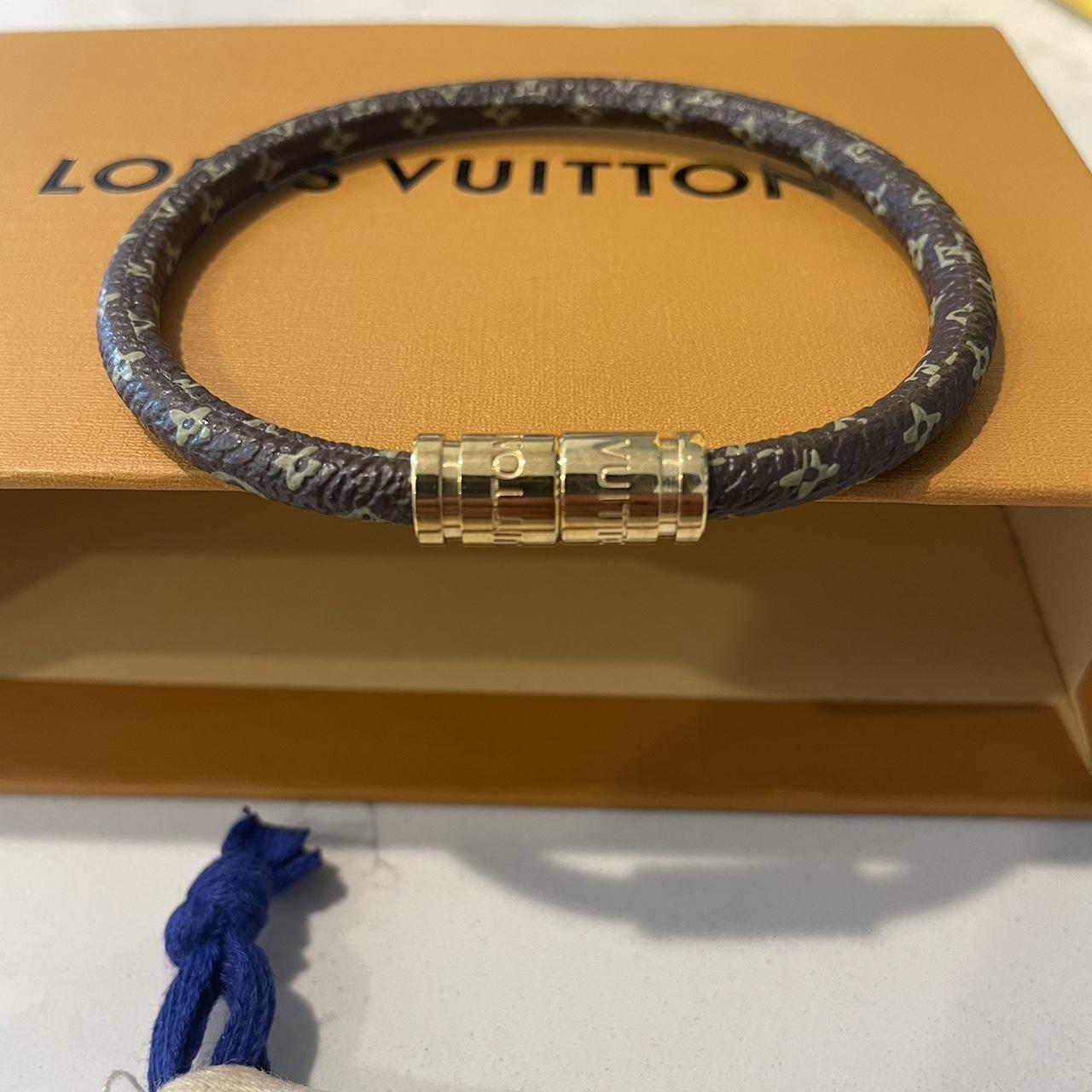 Louis Vuitton style magnetic bracelet men and... - Depop