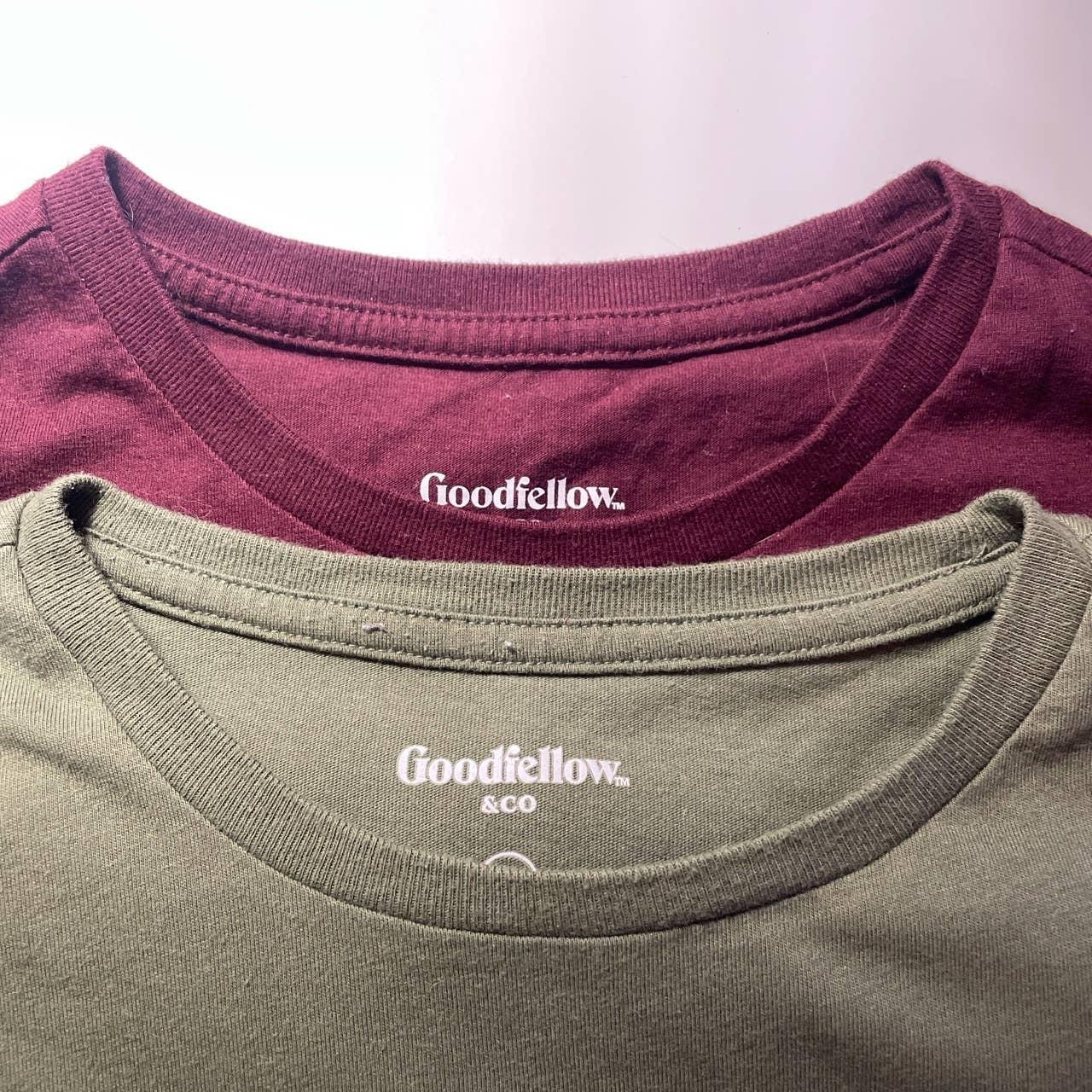 2 Men’s Goodfellow crew neck t-shirts small and... - Depop