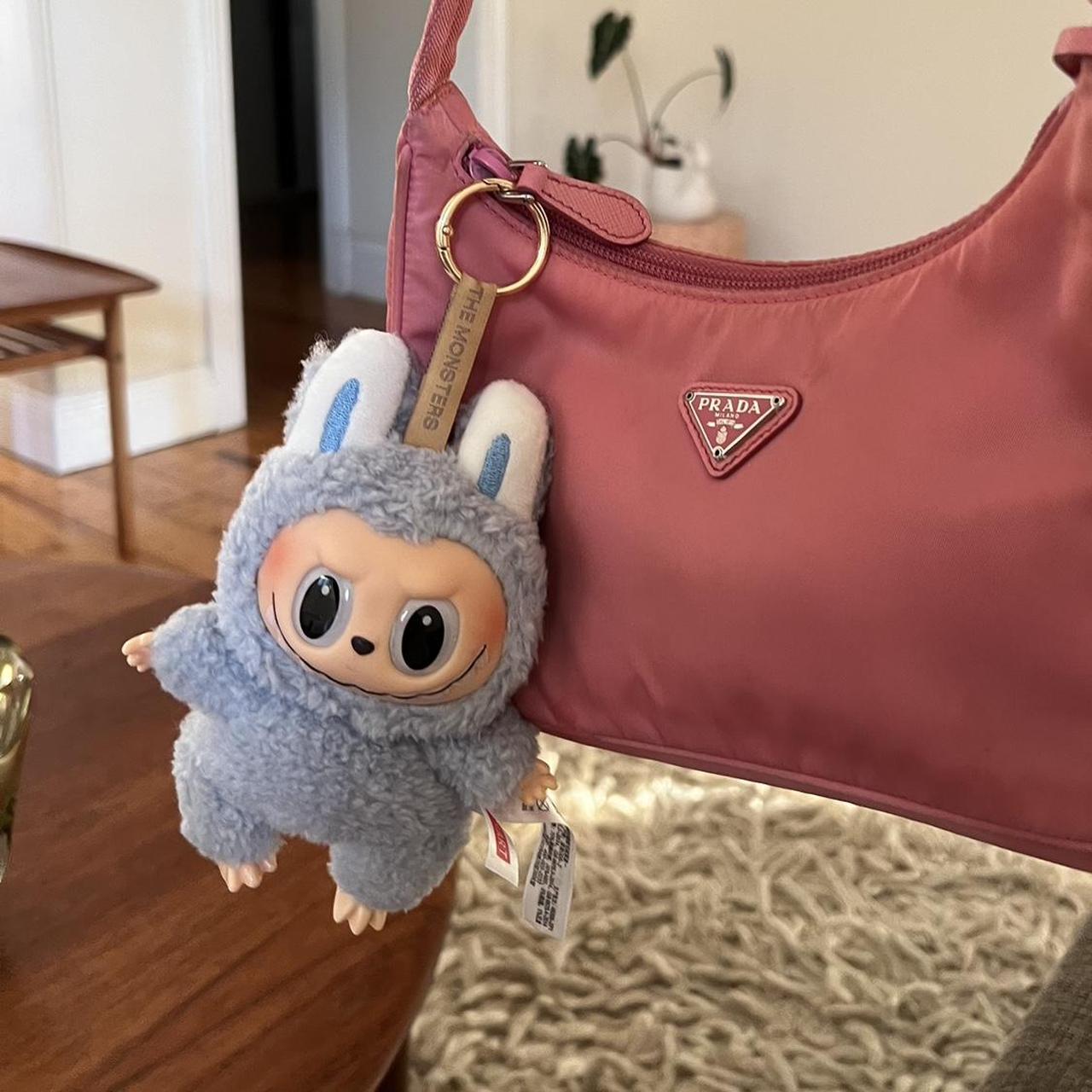 Blue labubu Comes with plastic packaging if... | Depop