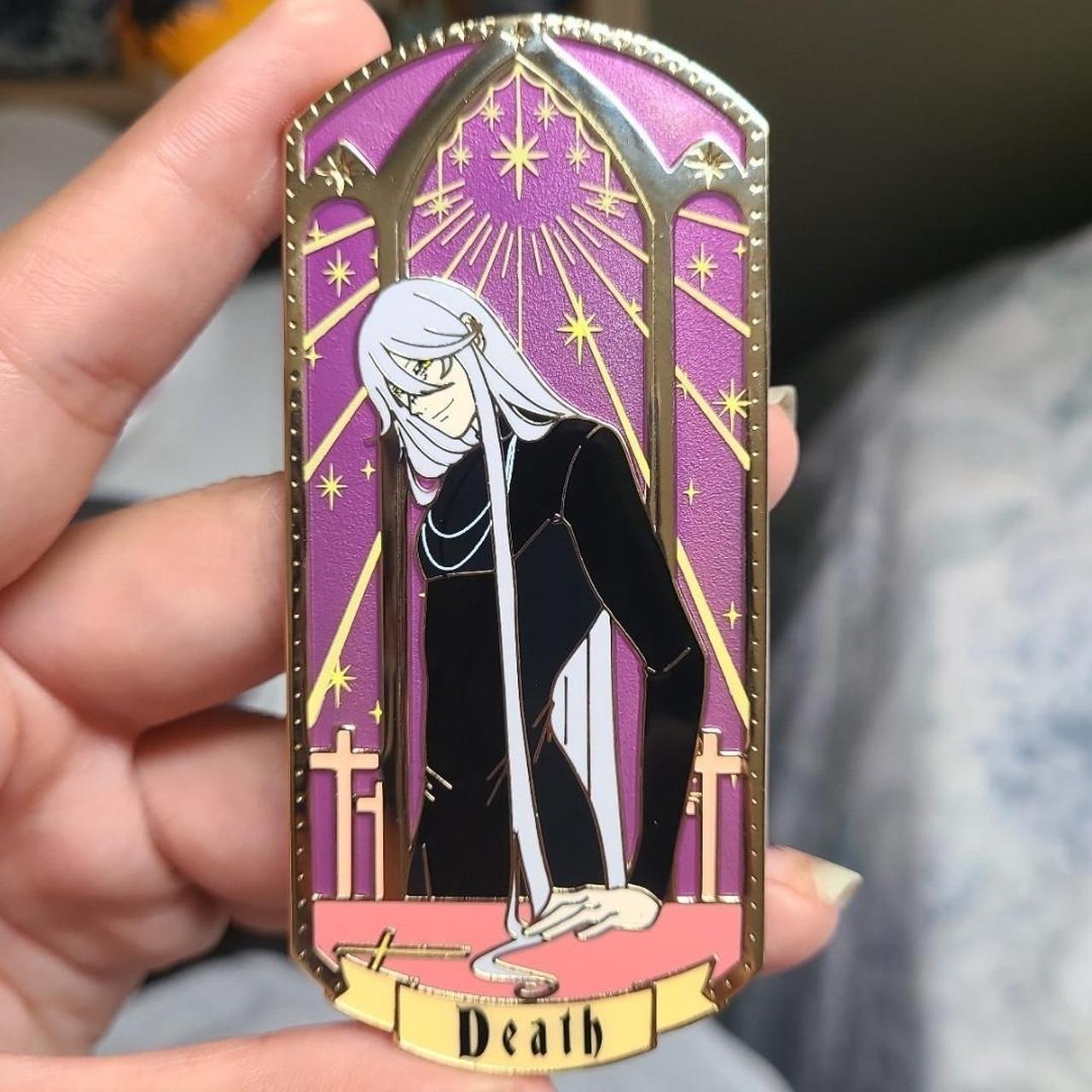 Black butler undertaker enamel pin In good... - Depop