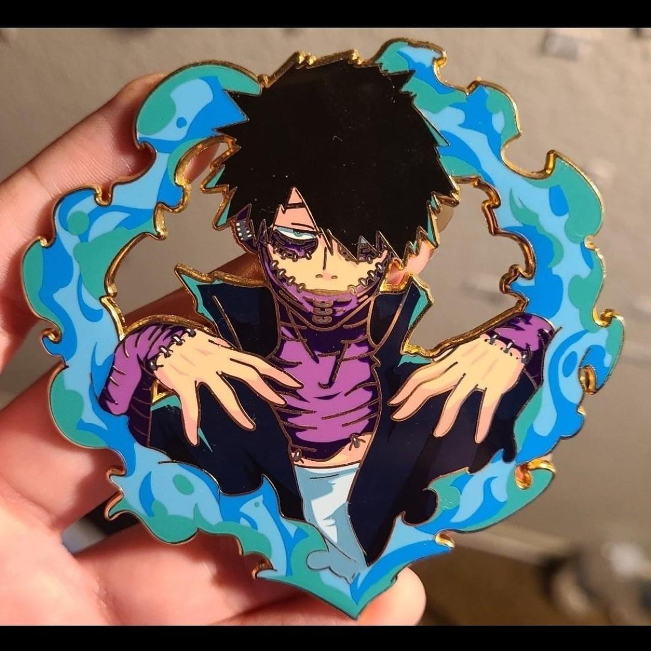 My hero academia dabi touya todoroki blue flames... - Depop