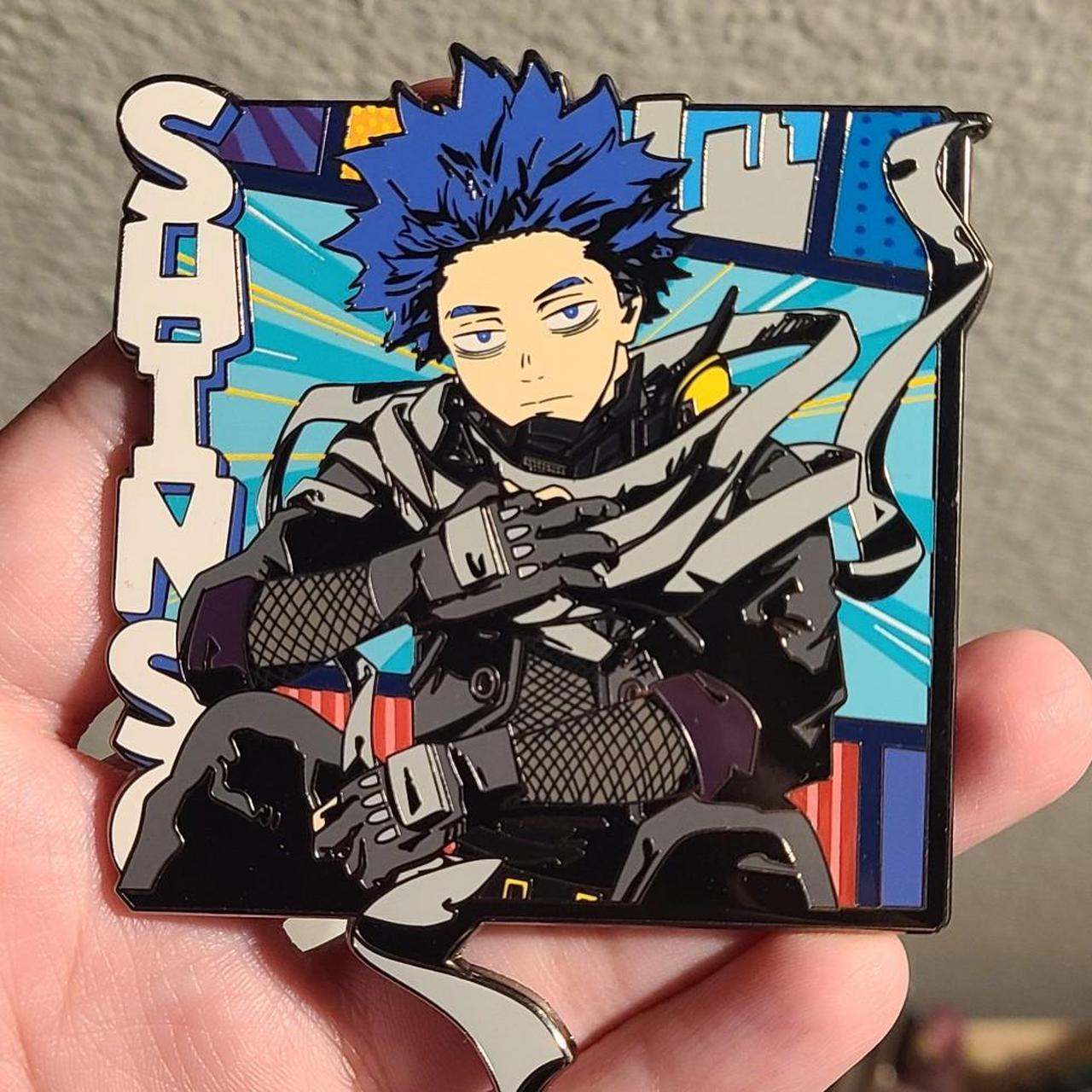 My hero academia Shinso Hitoshi mha anime enamel pin... | Depop