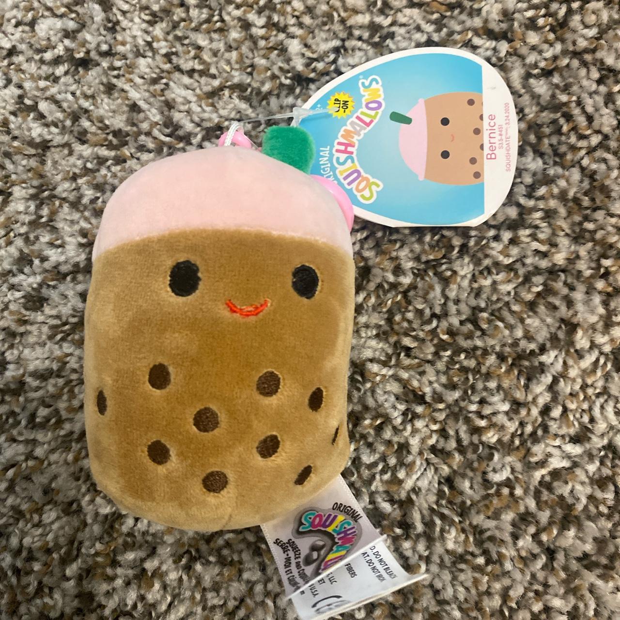 Clip on Boba Tea Squishmallow - Depop