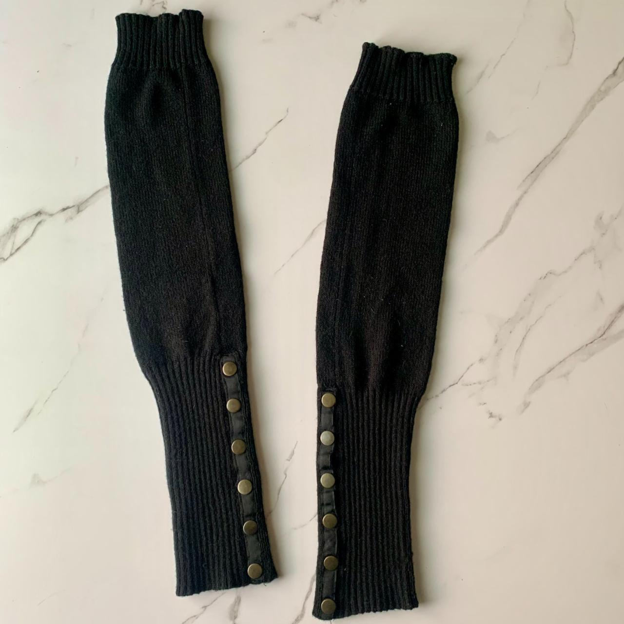Boot spats, knee high with brass rivets. Purchased... | Depop