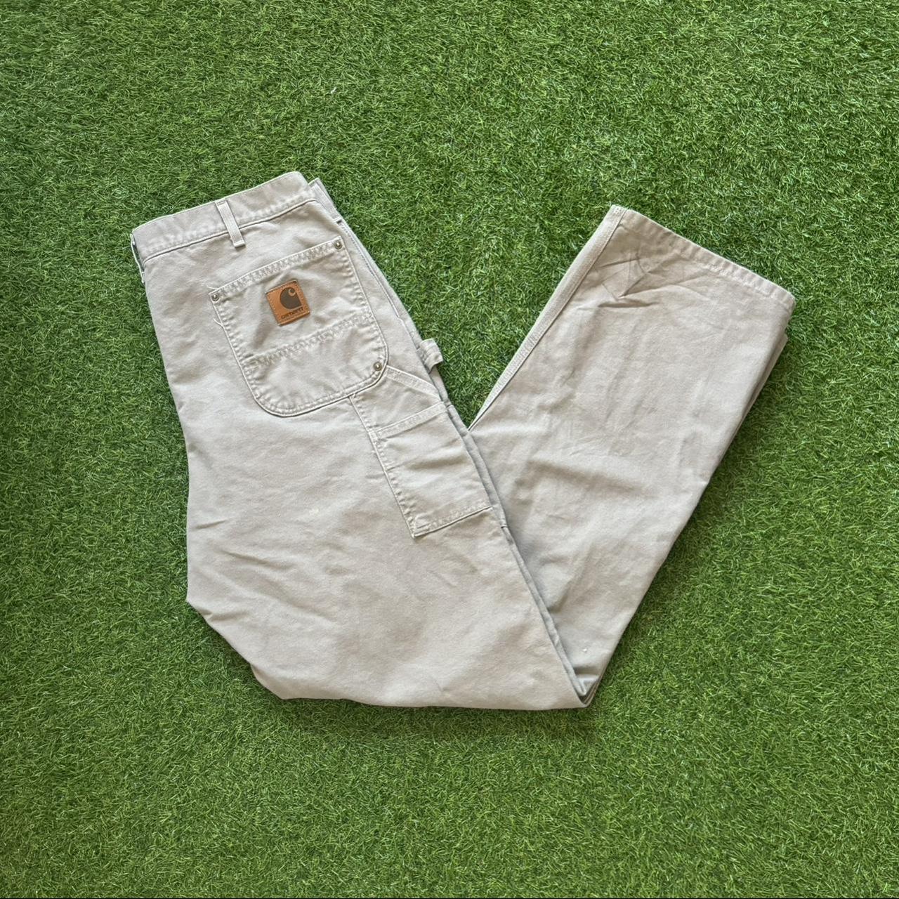 90s Vintage Carhartt Double Knees Size 38x36 Made in... - Depop