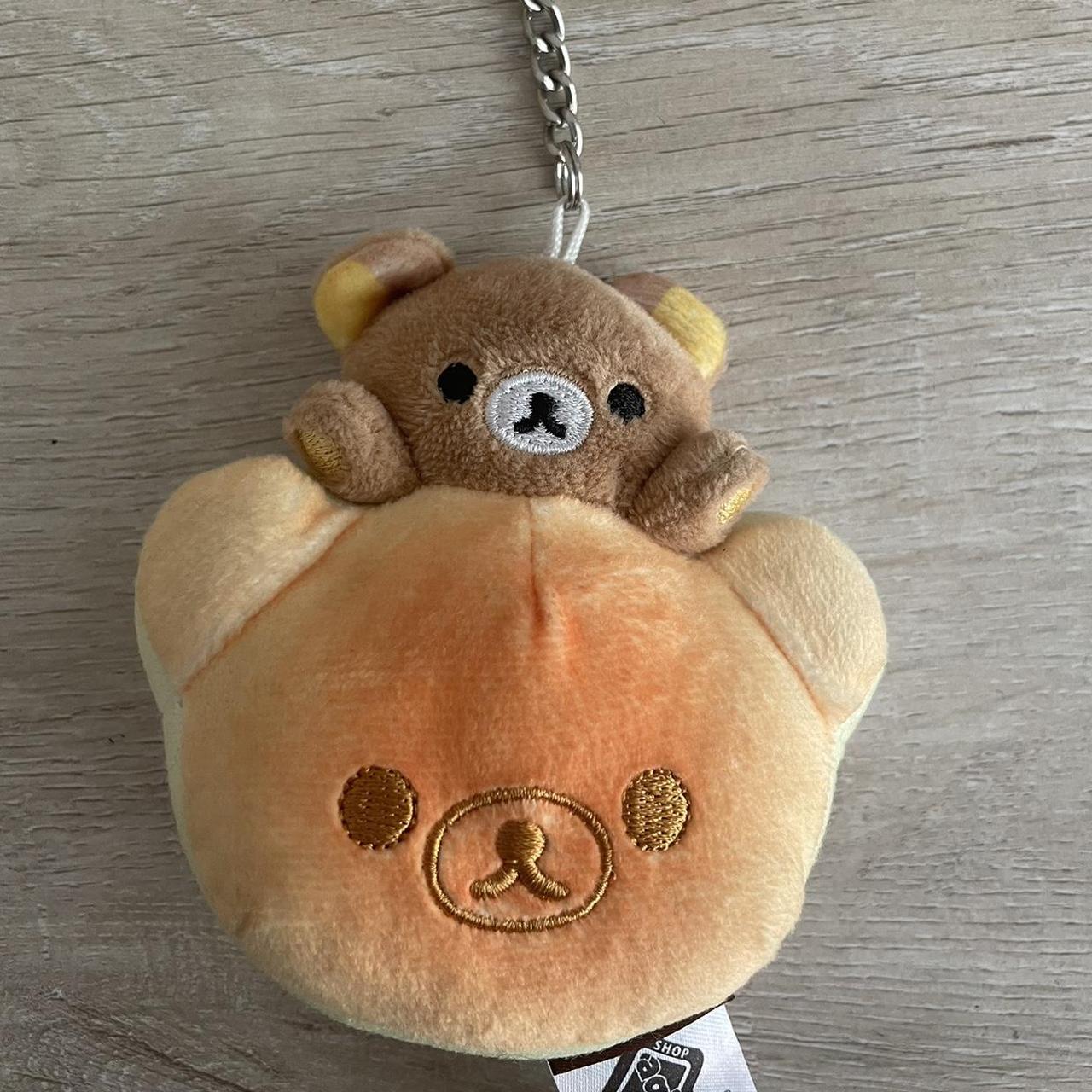 Rilakkuma plush keychain. No defects. #plush #sanx... - Depop