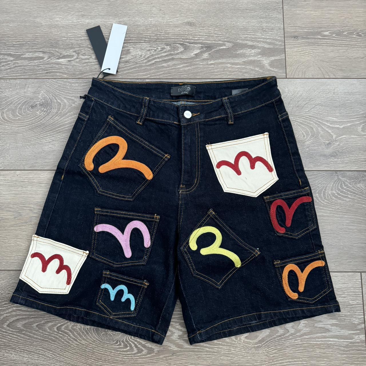 Hmdd 16 pocket Jort raw denim Small Great fit and... - Depop