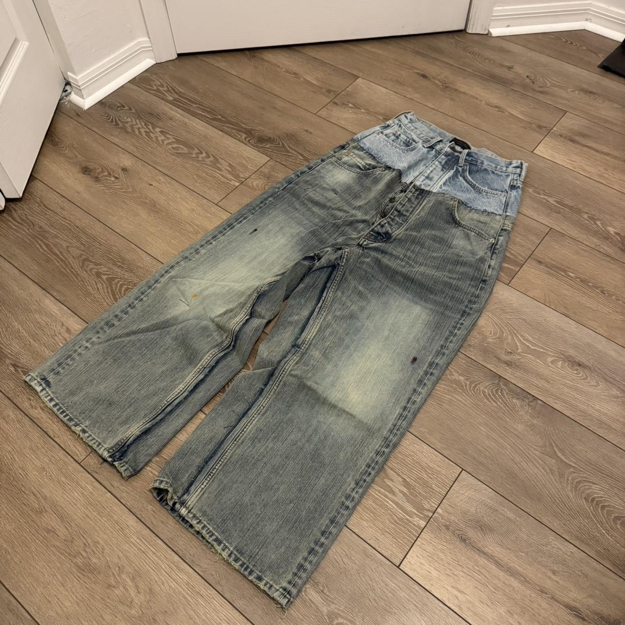 Balenciaga double waist light blue denim Brand new... | Depop