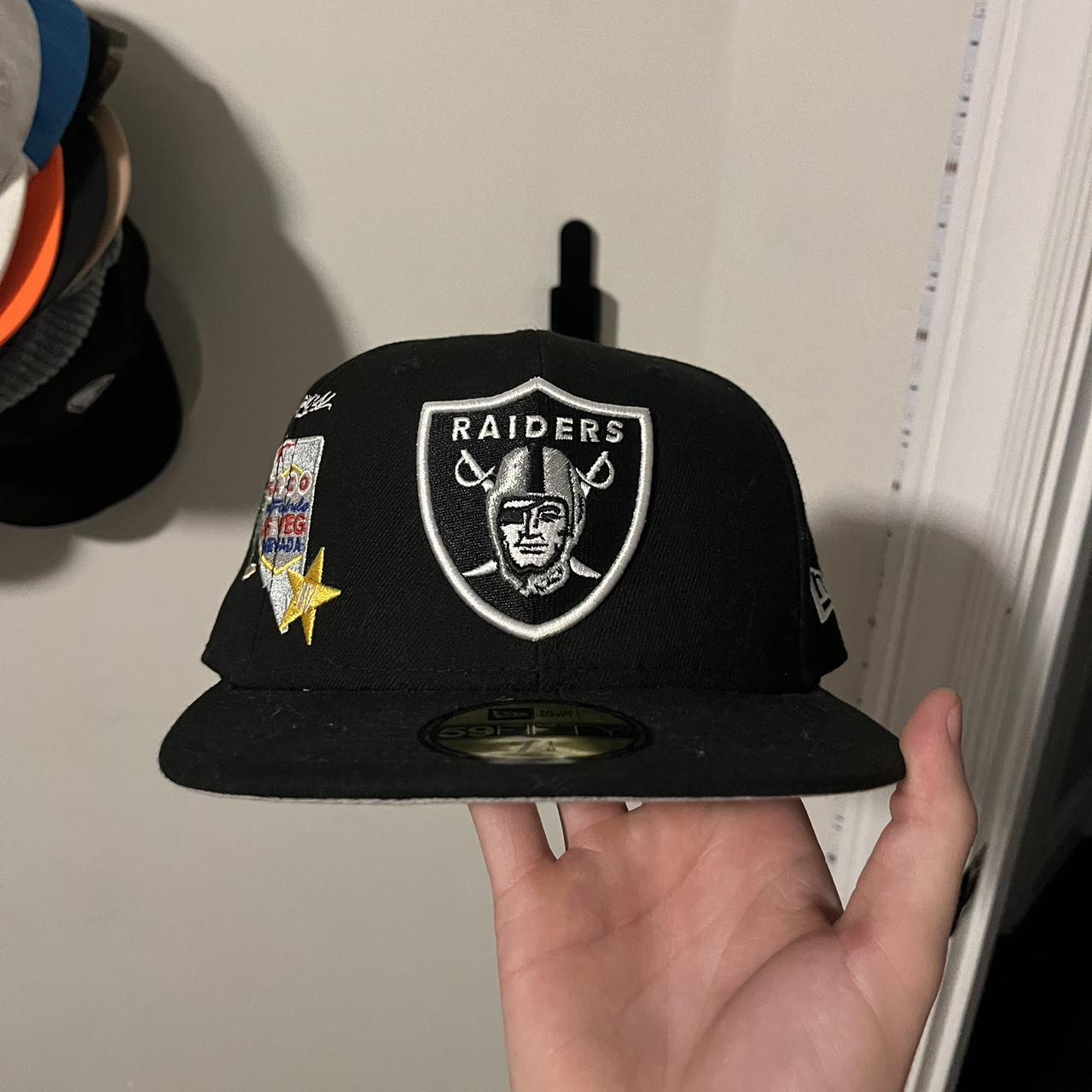 Raiders fitted hat Dope side patches Brand new... - Depop