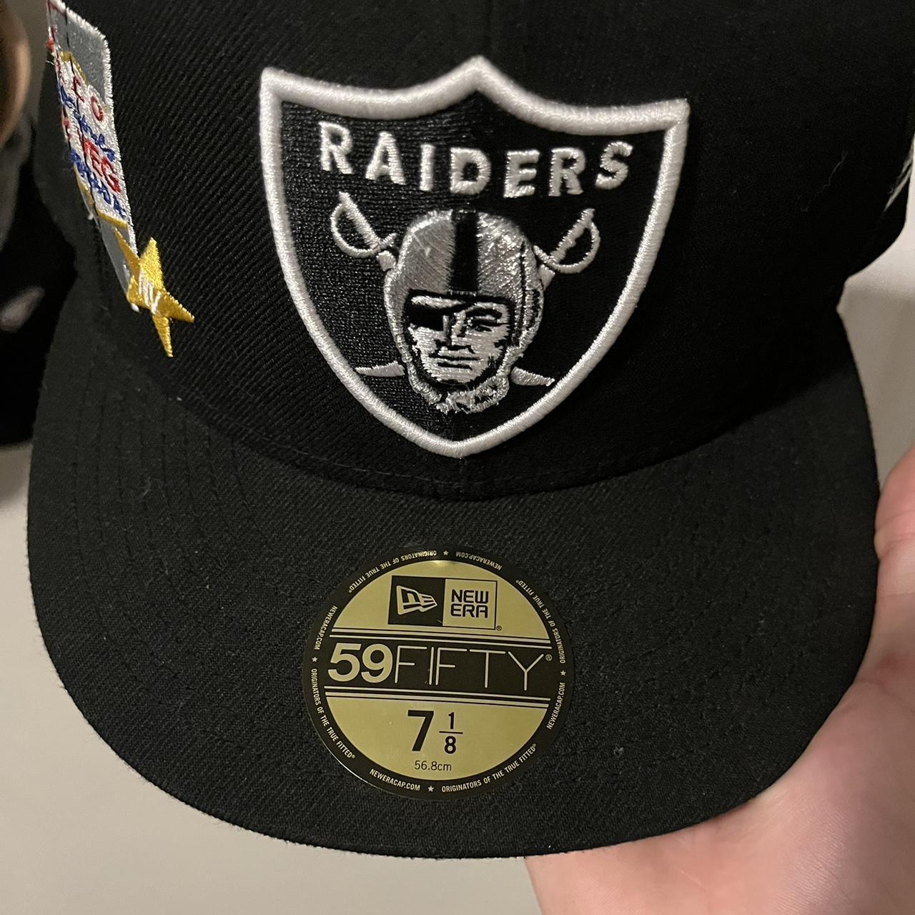 Raiders fitted hat Dope side patches Brand new... - Depop
