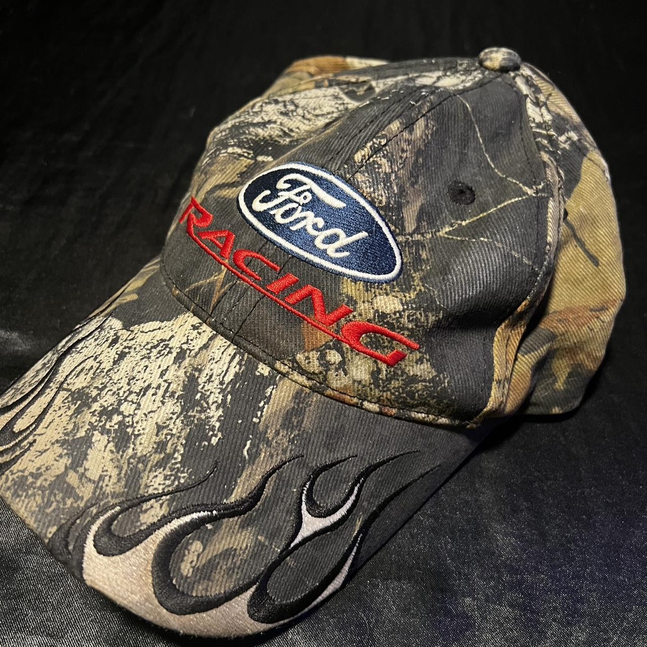 Camo Ford Racing cap - Depop
