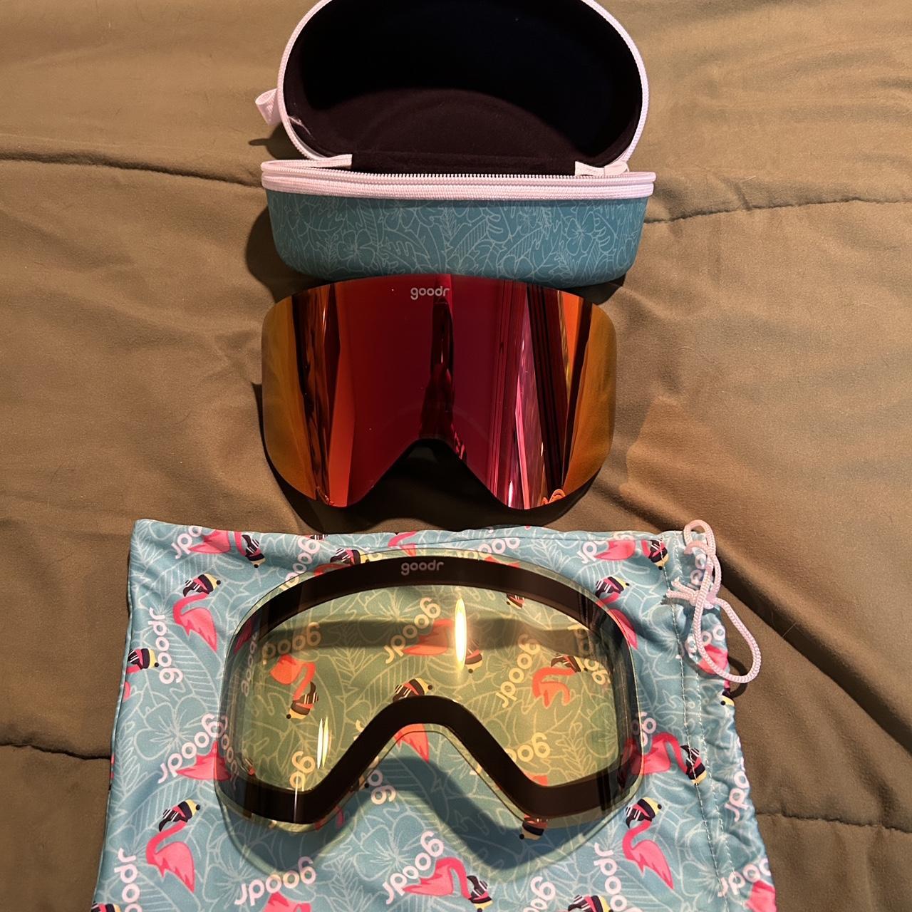 Goodr goggles w extra lens #snow #goggles #ski... - Depop