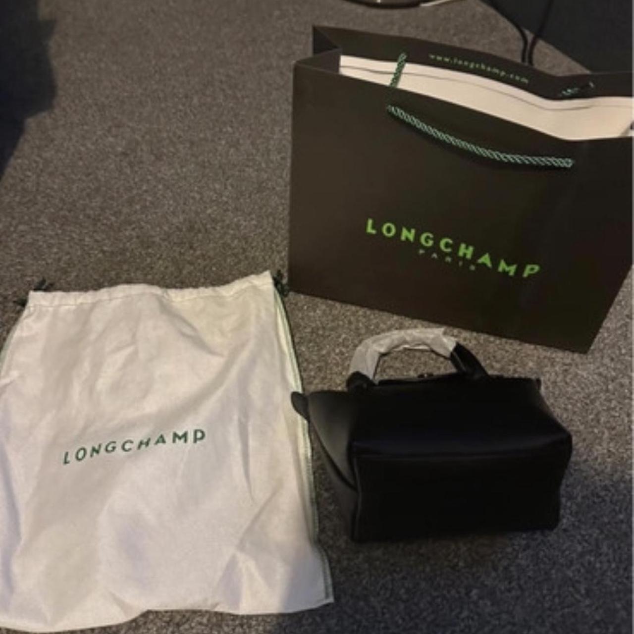 Longchamp black back Brand new with original packaging - Depop