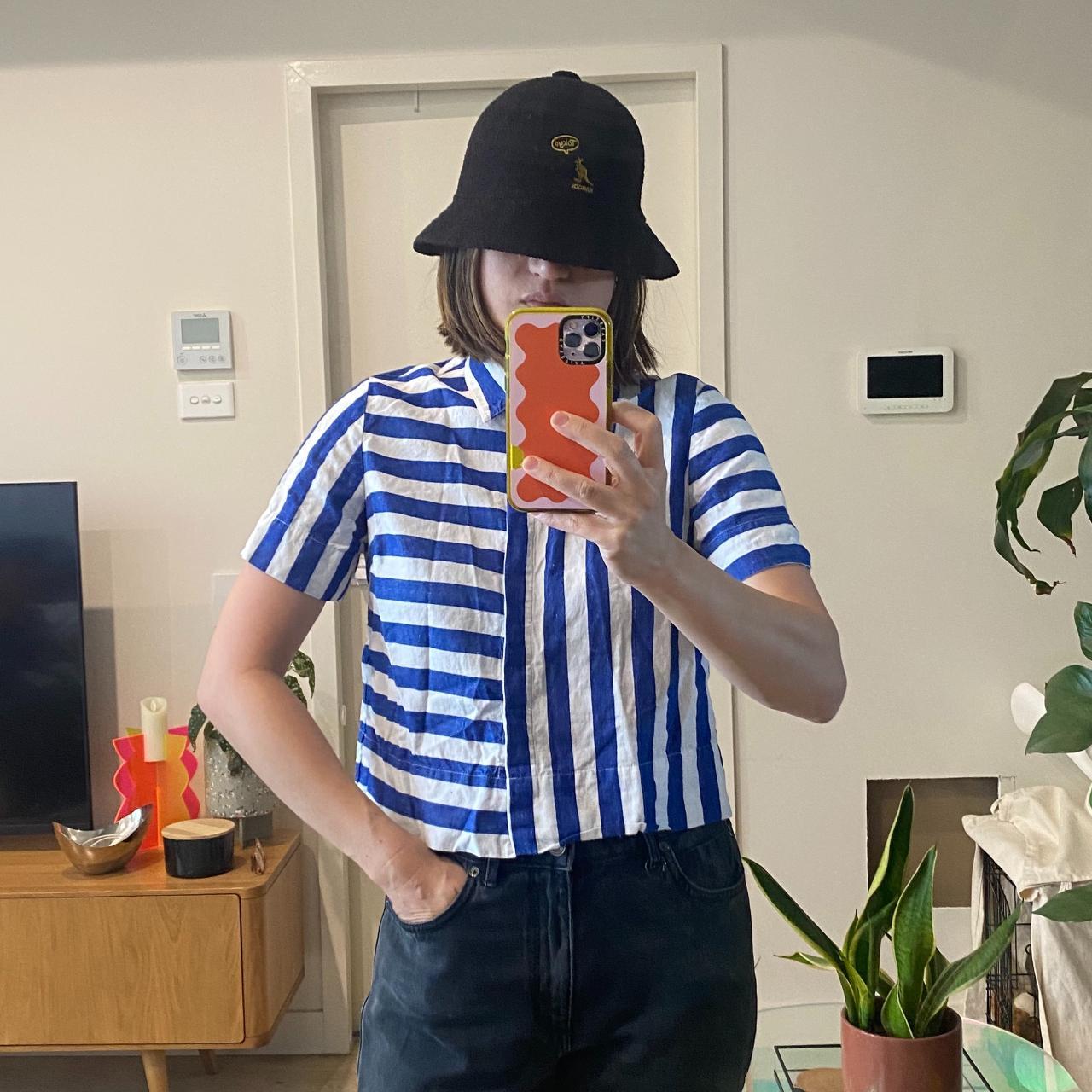 Gorman Striped Shirt. Size 10 - Depop