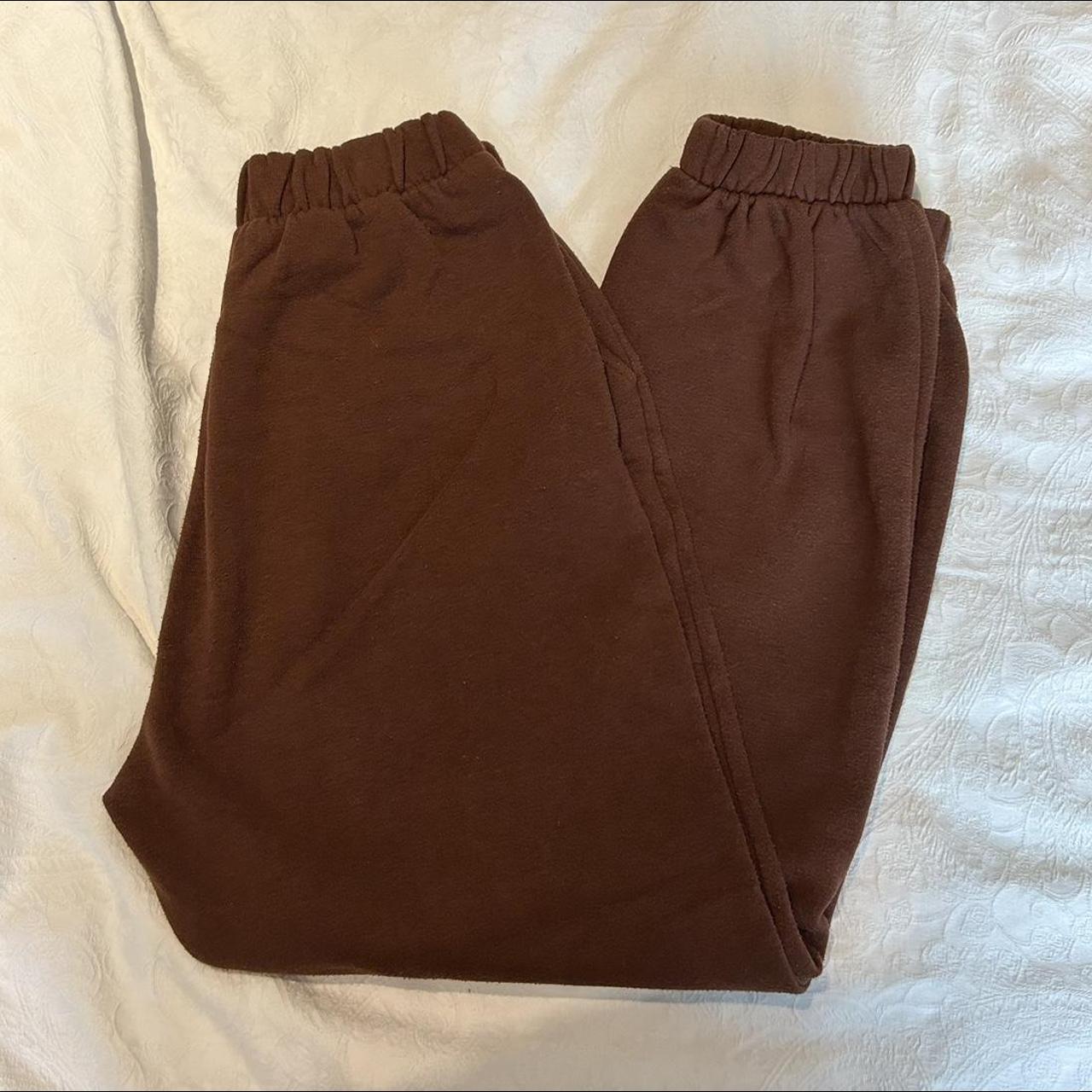 Zara brown joggers Super flattering See other post... - Depop