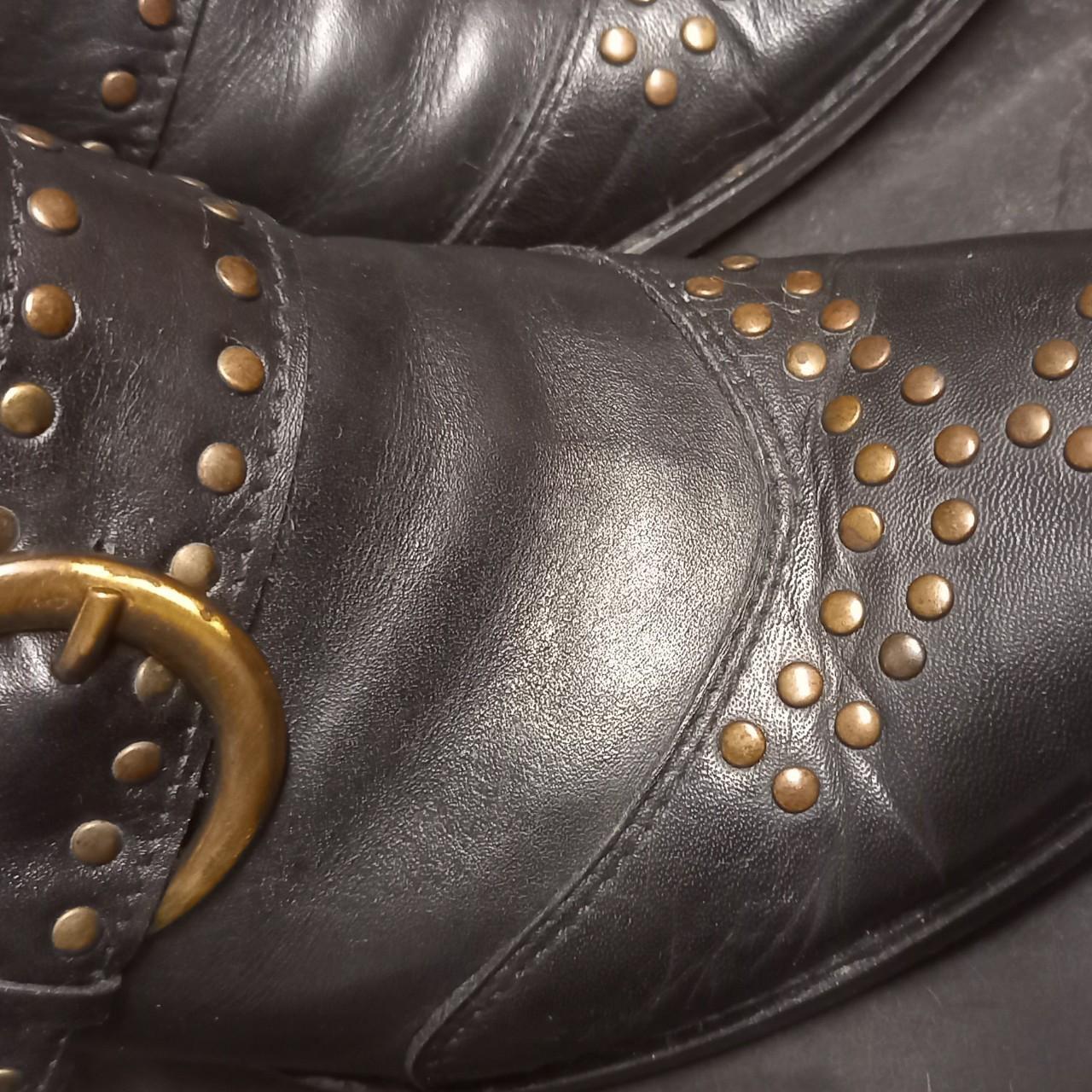 Marina fabiani, stylish leather slip ons ladies 7 - Depop