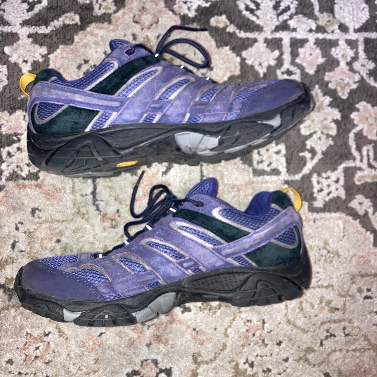 Merrell x Dime Moab 2. Size US M12. Purple suede.... - Depop
