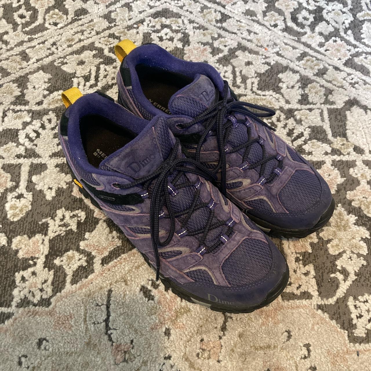 Merrell x Dime Moab 2. Size US M12. Purple suede.... - Depop