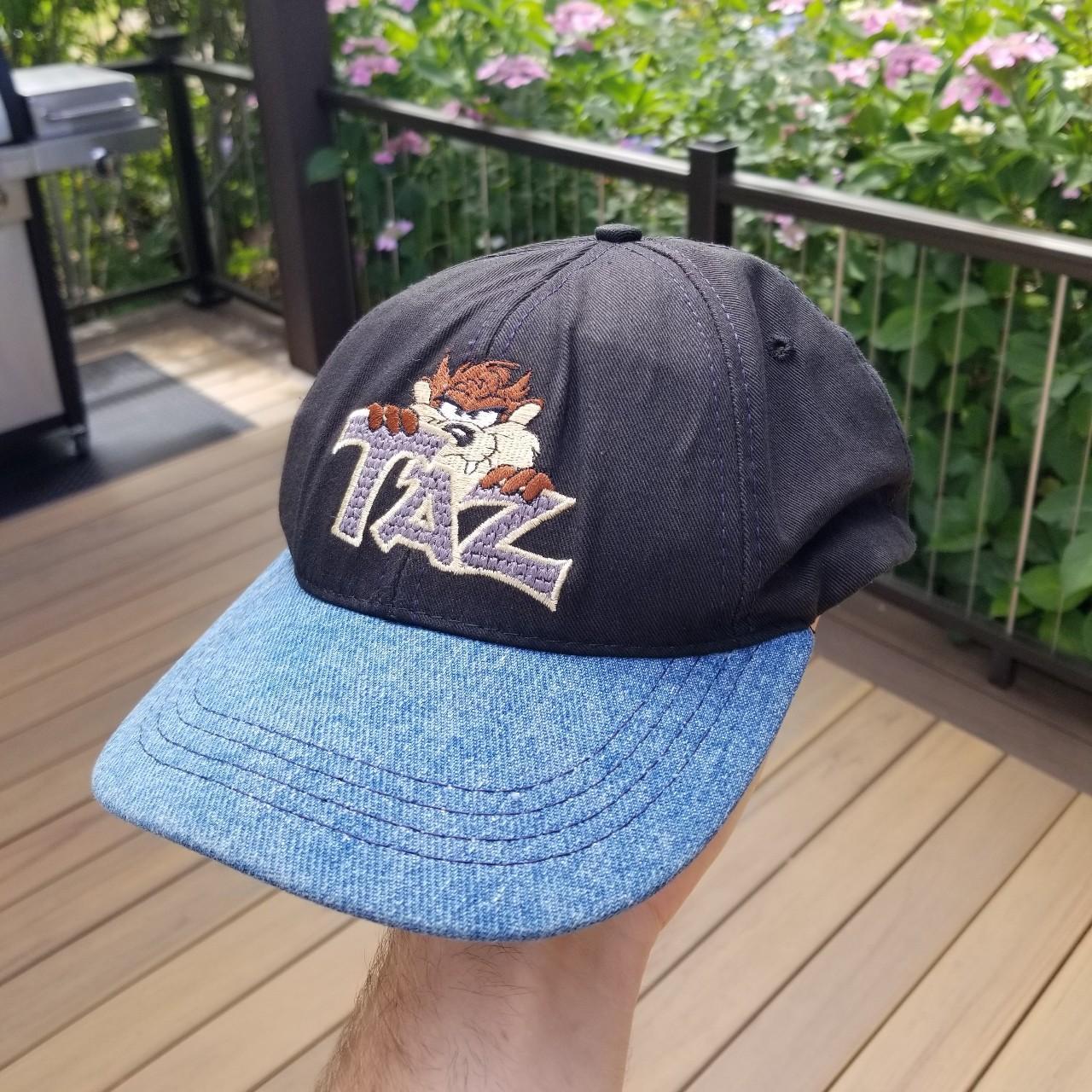Vintage 1990s Taz Hat Dated 1996 Fits smaller... - Depop