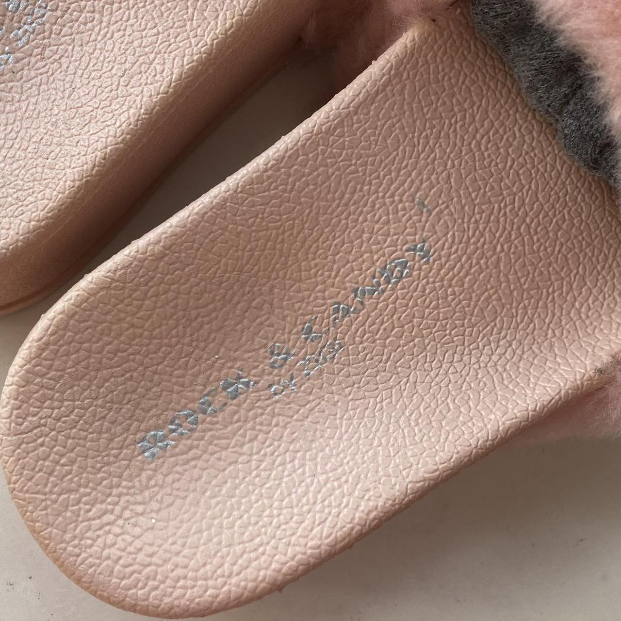 Y2K Platform Pink Fuzzy Slides - Depop