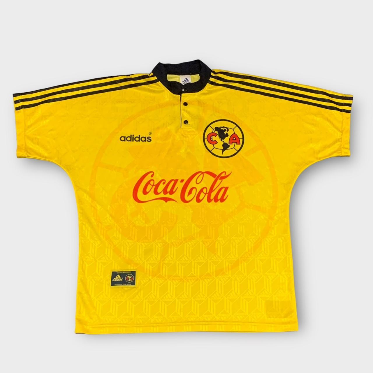 Vintage 1997-99 Club America Adidas Soccer... - Depop