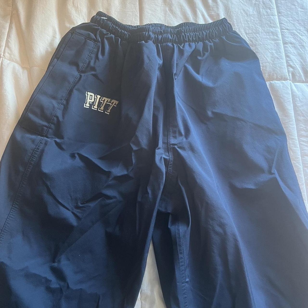 Upitt nike track pants university of pittsburgh... - Depop