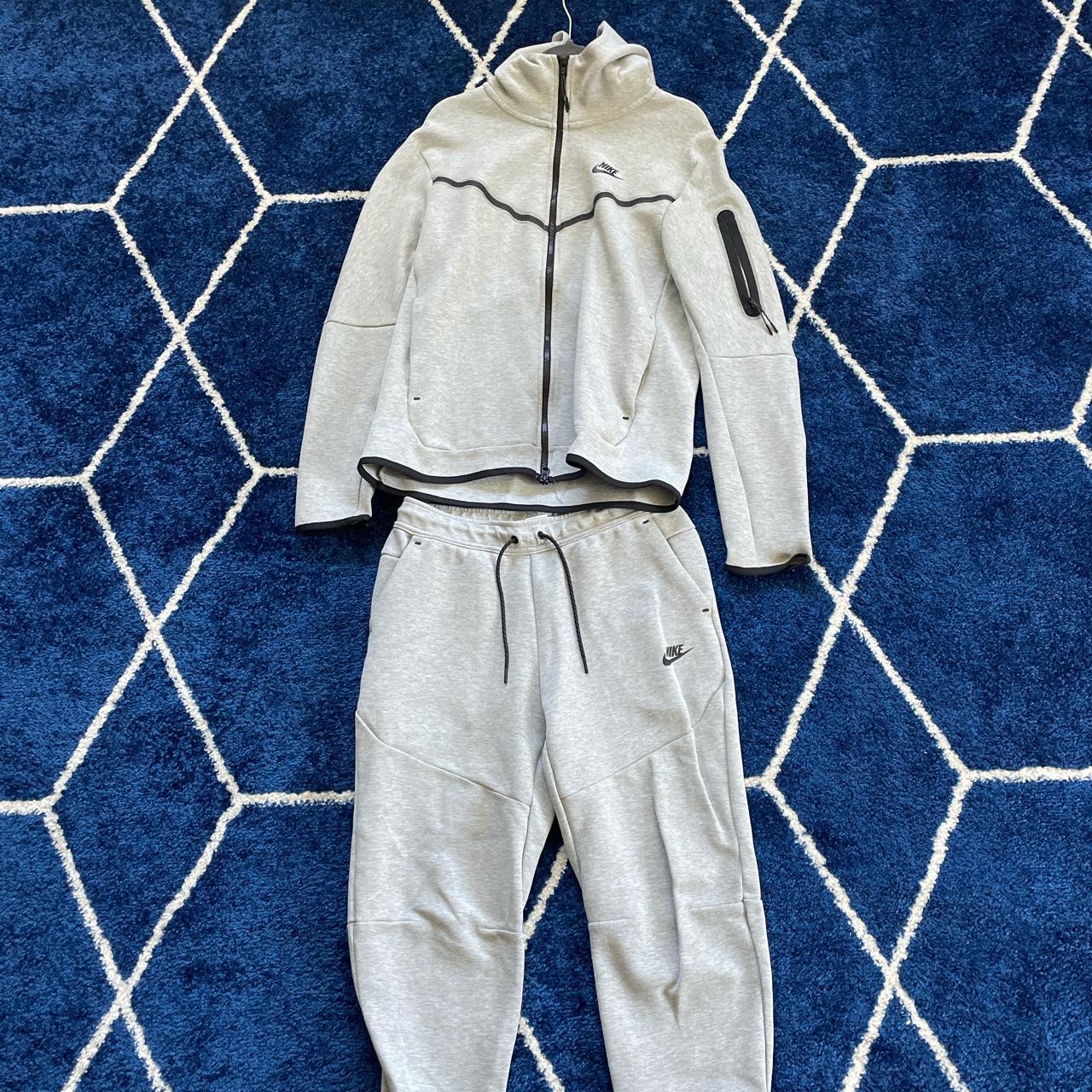 Mens full grey 100% authentic Nike Tech size M. I... - Depop