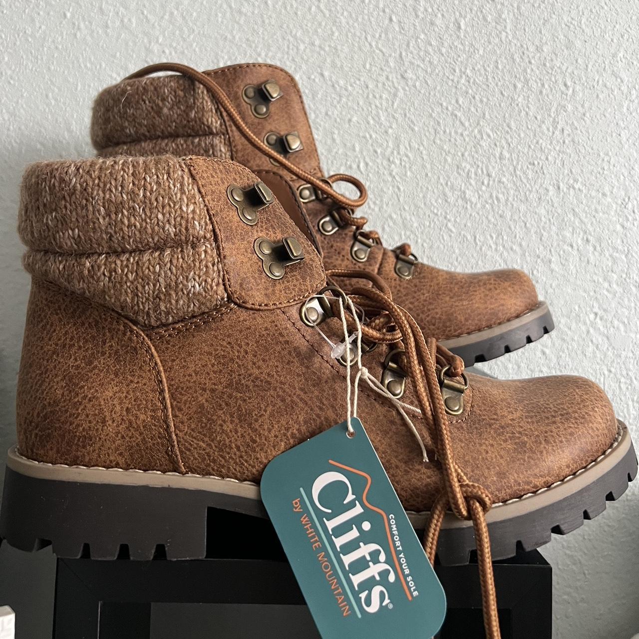 Brand new cliffs by boots by white mountain. Never... - Depop