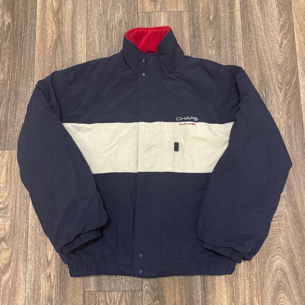 Vintage Chaps Ralph Lauren Jacket Men's Medium Blue... - Depop