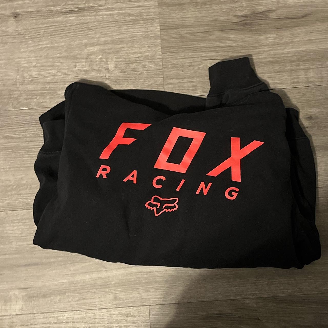 Vintage large fox racing sweatshirt - Depop