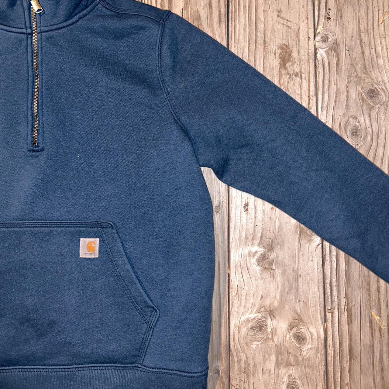 Men’s size L carhartt quarter zip pullover... - Depop