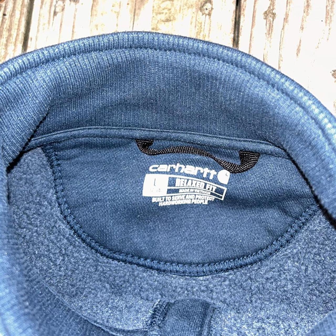 Men’s size L carhartt quarter zip pullover... - Depop