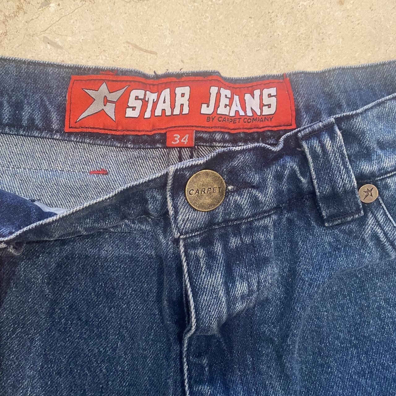 star jean jorts retails for 170 worn once, perfect... - Depop