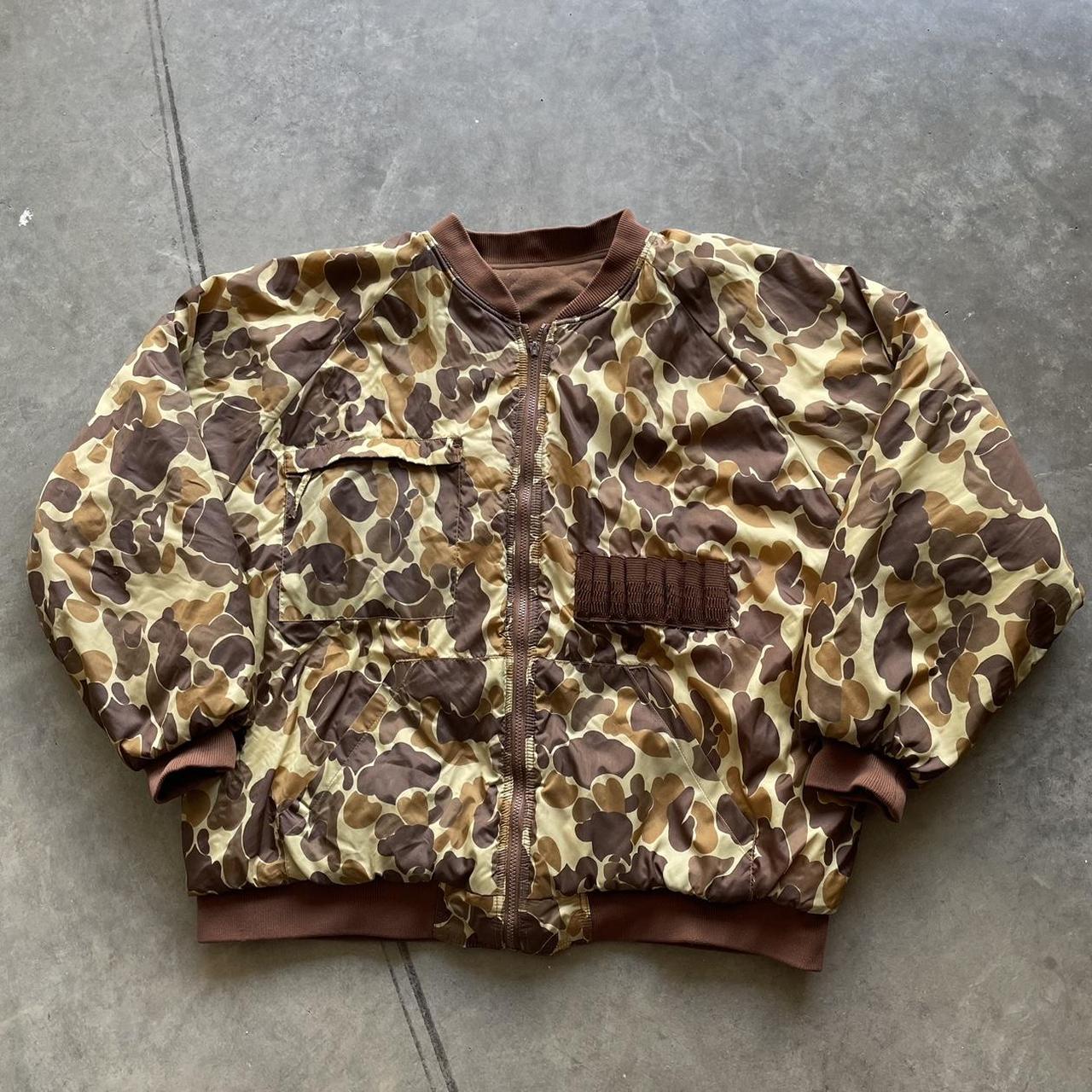 Vintage Reversible Frogskin Camo Hunting Jacket... - Depop