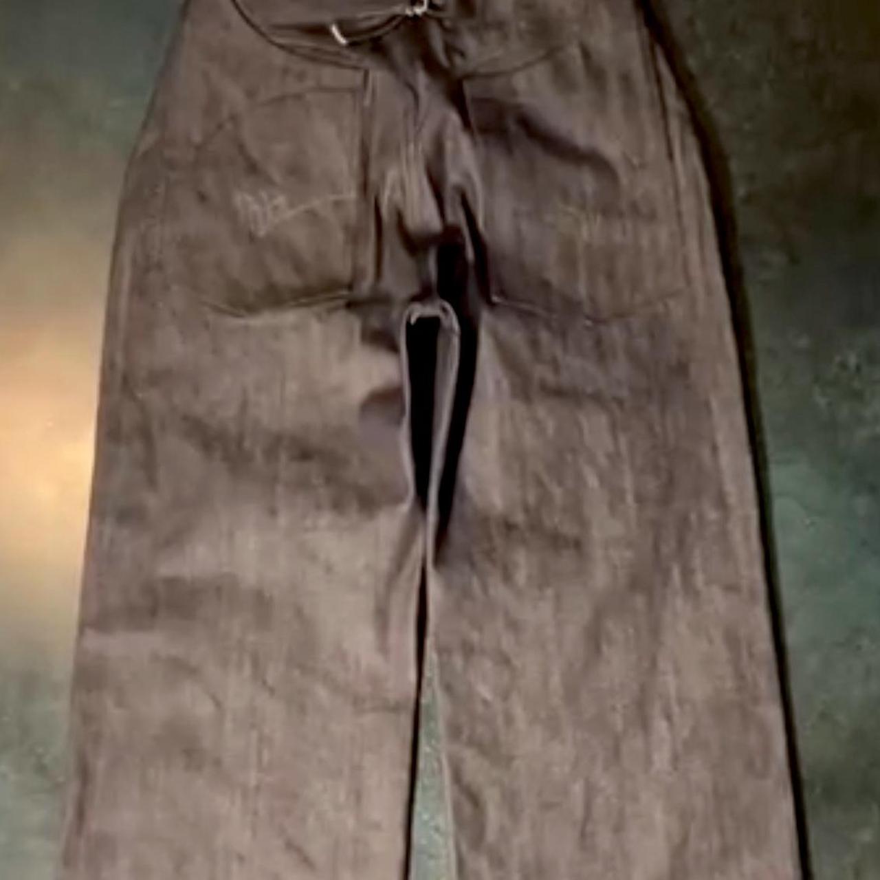 13 oz salvage slub denim with mule pockets and... | Depop